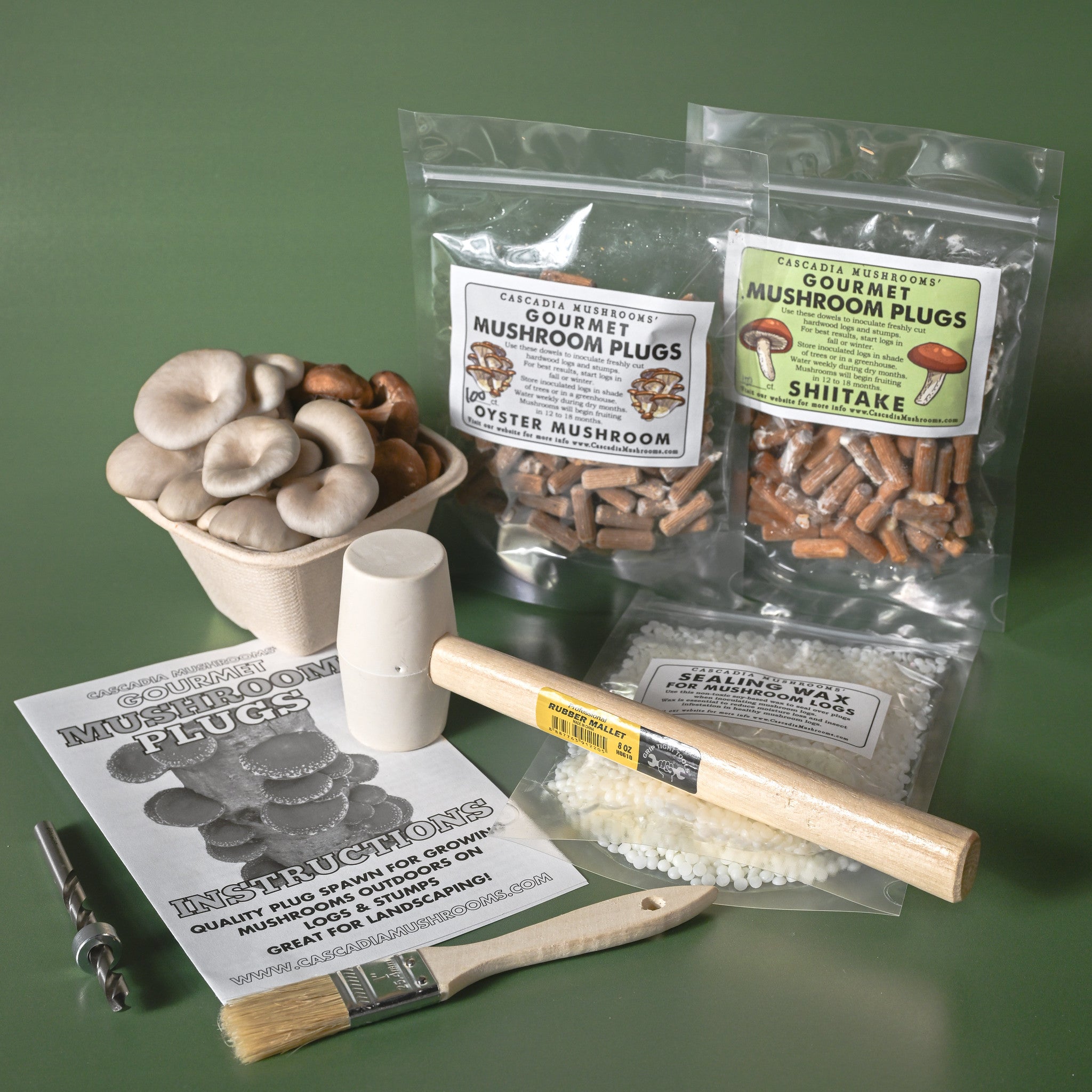 Mushroom Plug Tool Kit *PLUGS NOT INCLUDED* – Cascadia Mushrooms